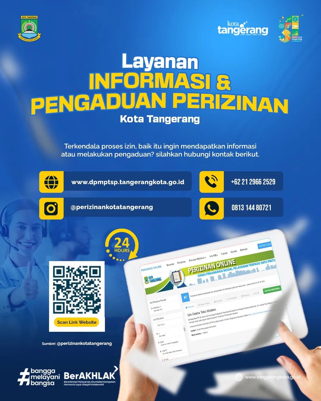 Berikut Layanan Informasi dan Pengaduan Perizinan Kota Tangerang ...